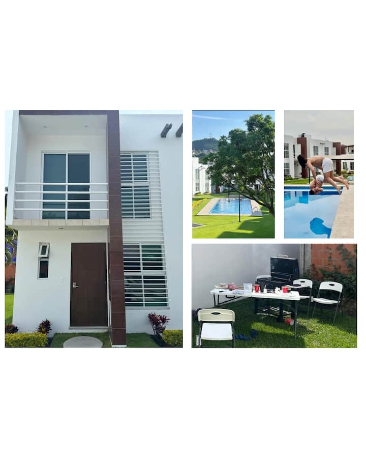 Cómoda Casa Con Alberca, Asador Y áReas Verdes - Cuernavaca