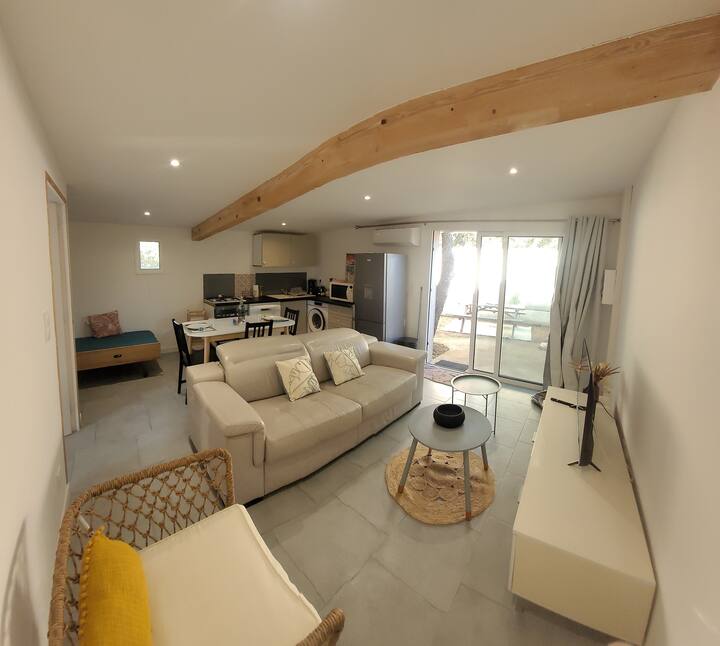 Villa Chambre Séparée Climatisé. Endroit Calme - Plage d'Aregno - Algajola