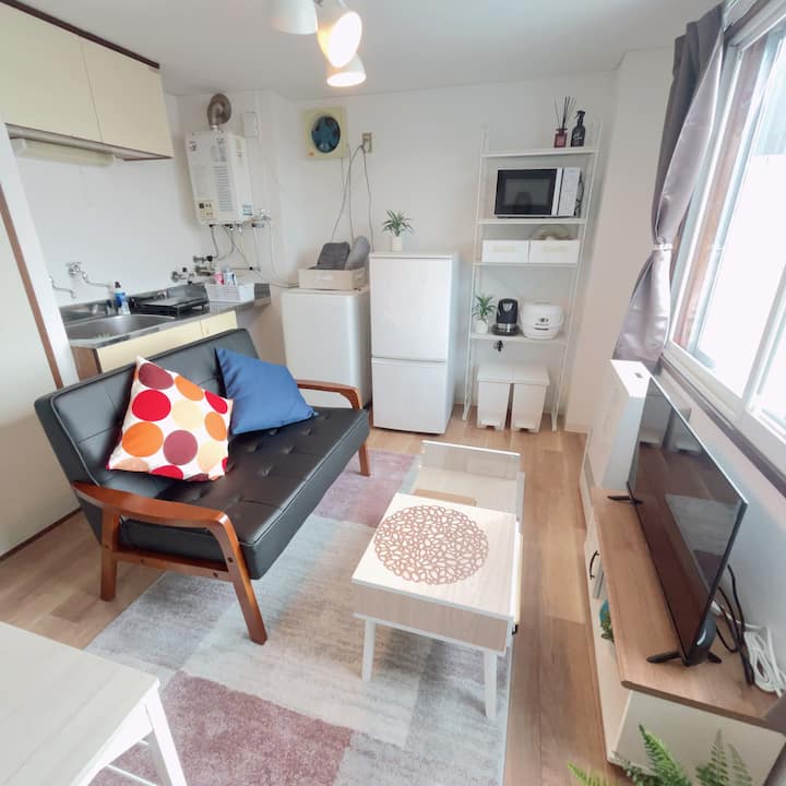 【オープン１周年特別価格】最大３名宿泊可能、駐車場有り、Youtube、netflix視聴可能 - Sapporo