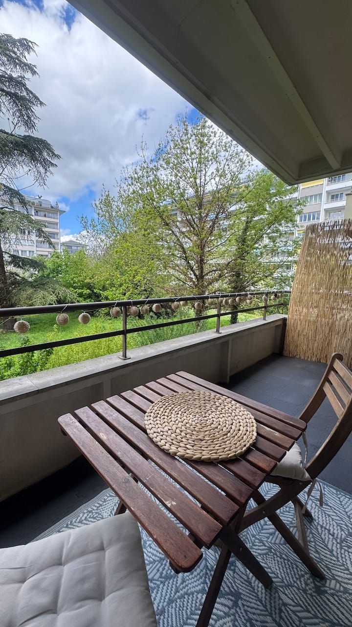 Sunlit Studio W/ Terrace· 5 Min Cornavin-15 Min Un - Geneva