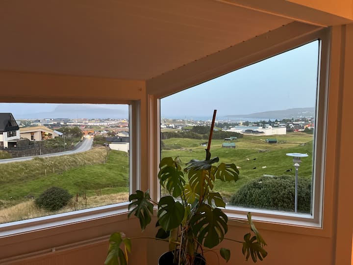 Panorama Udsigt Over Torshavn - Faroe Islands
