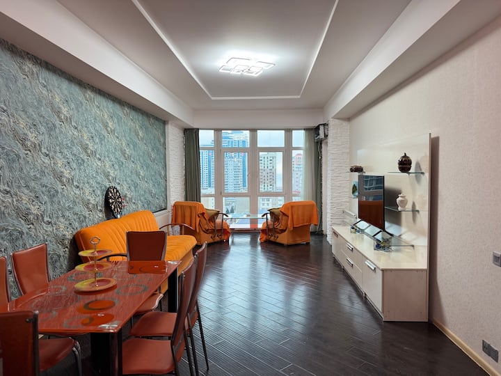 Sea View From  Colorful Aparment - Azerbaijan