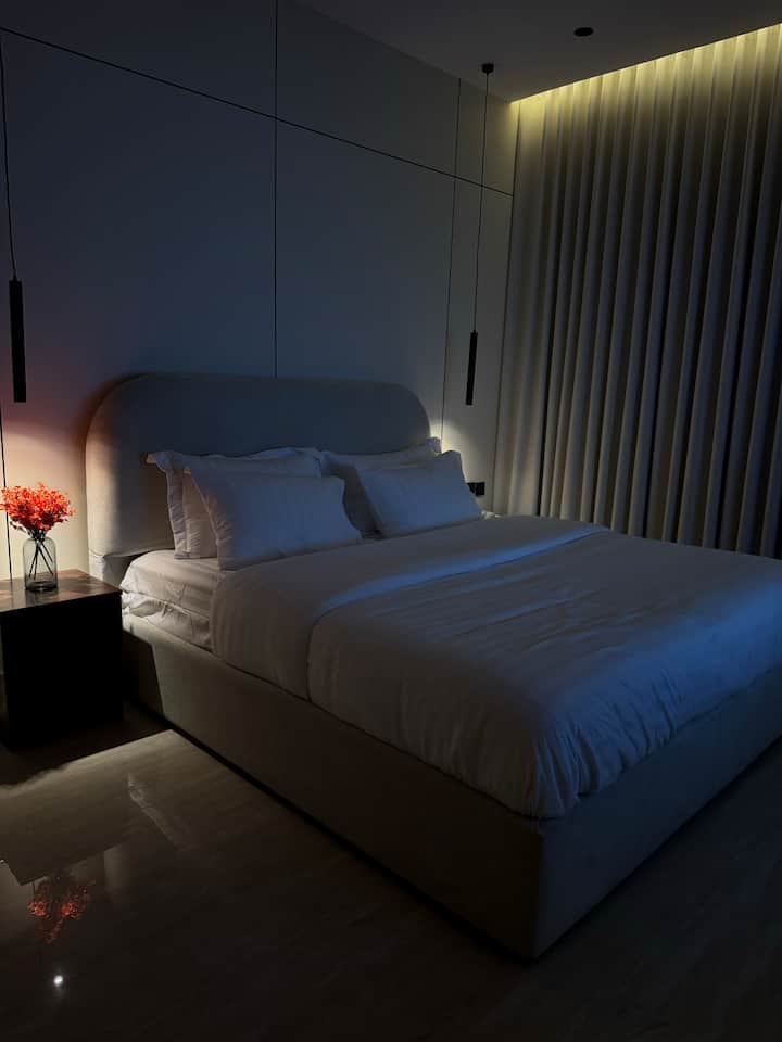 Apartment With Modern Design And Outdoor Seating - Riyadh
