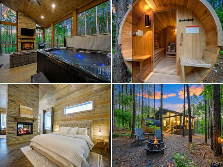 Luxury Couples Cabin | Hot Tub, Sauna, Soaking Tub - United States