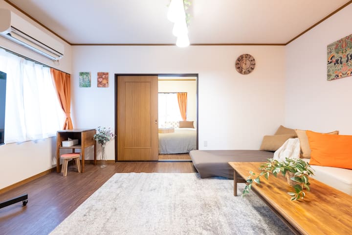 101号室/三軒茶屋駅徒歩7分/渋谷から2駅4分/都心まで便利な立地/閑静な住宅街/1fの広いお部屋 - Harajuku