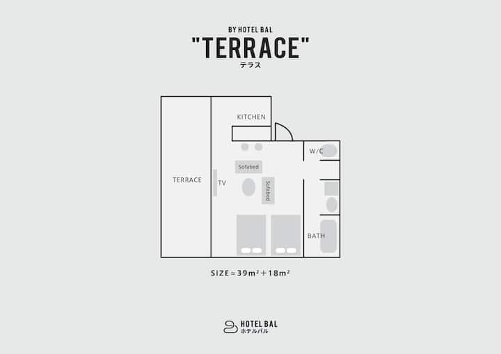 Terrace - By Hotel Bal Tenjin / Hakata - Fukuoka