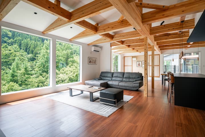 Villa 5 Newly Built Ski-in/ski-out Jacuzzi & Sauna - 大町市