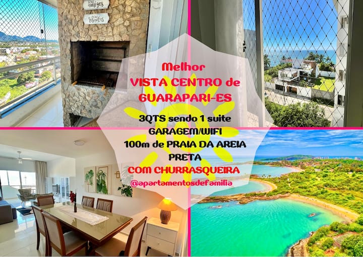 Apt. Mirante Central C/ Churrasqueira - Guarapari