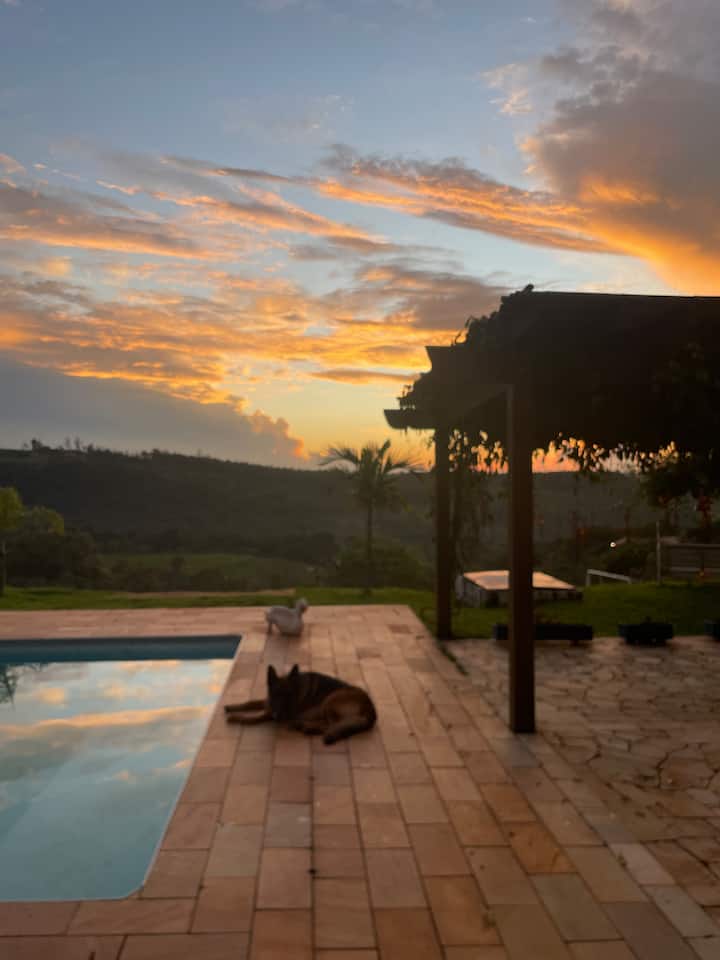 Por Do Sol E Tranquilidade Com Trilha Na Mata! - Campinas