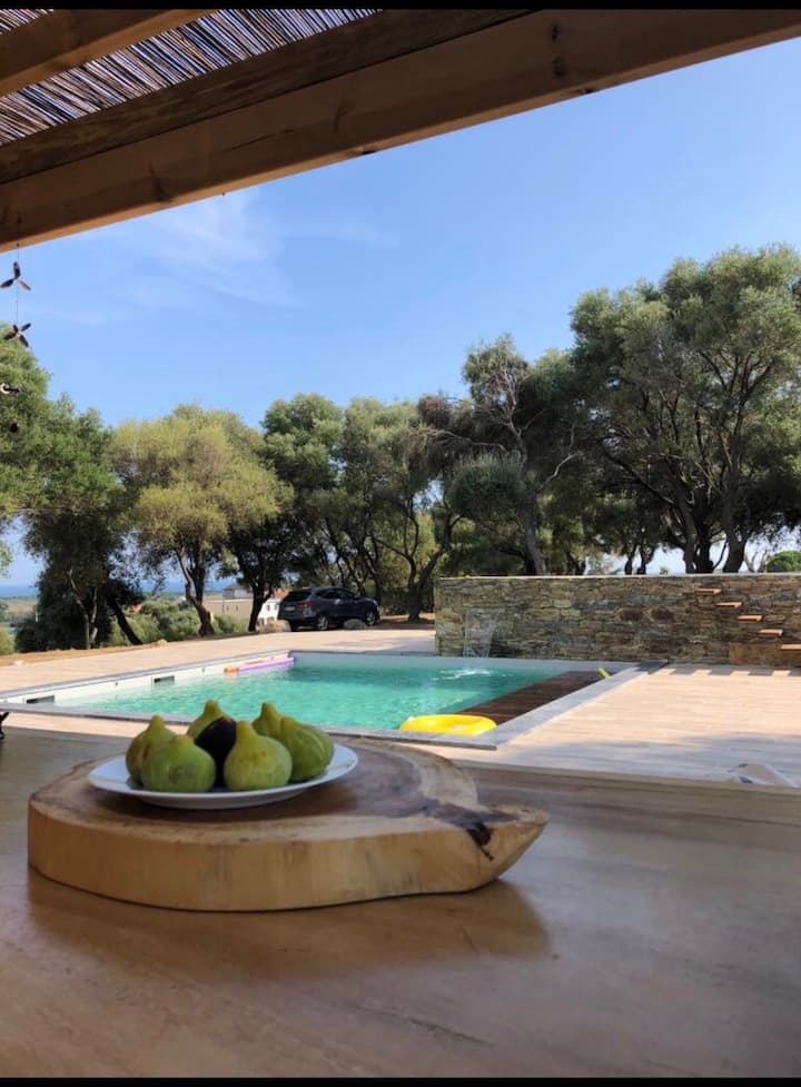 Maison De Charme Corse Vue Mer - Aléria