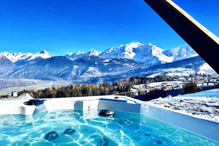 Le Chalet Du Mont-blanc & Jacuzzi Privatif - Cordon