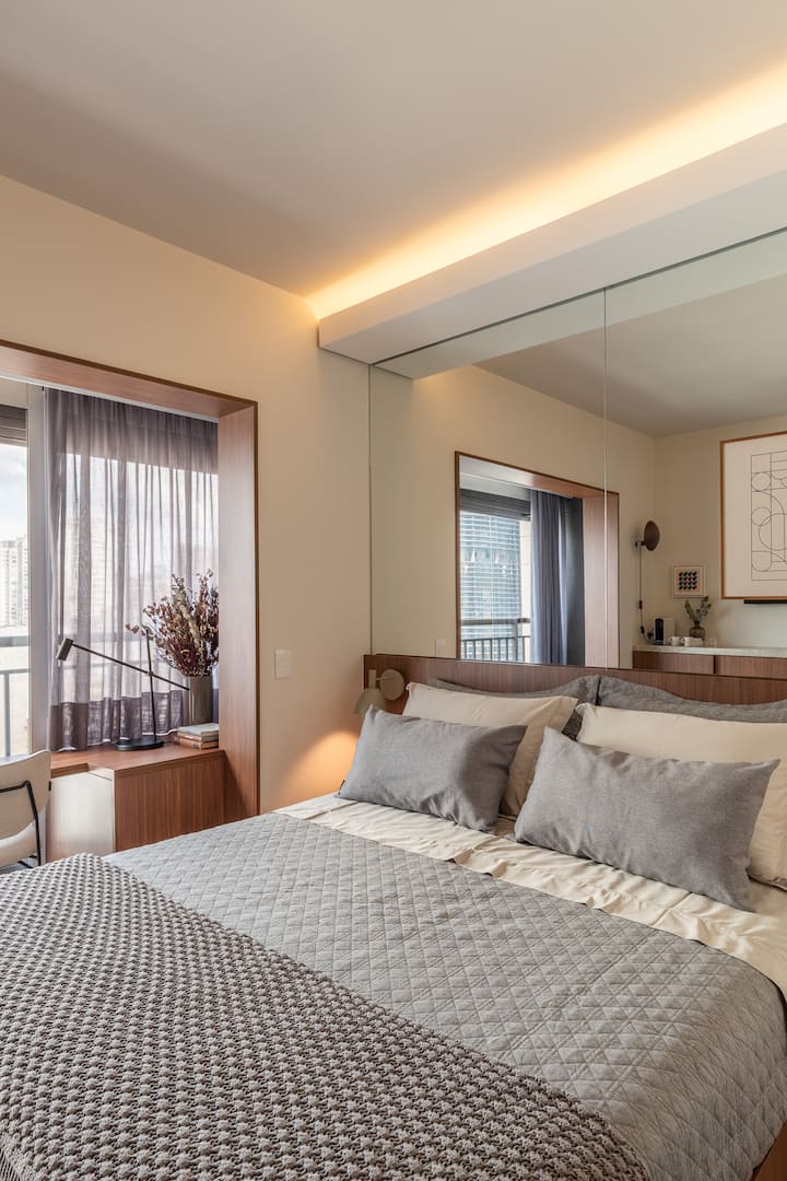 Estúdio De Luxo - Vista Lateral Para O Copan - São Paulo