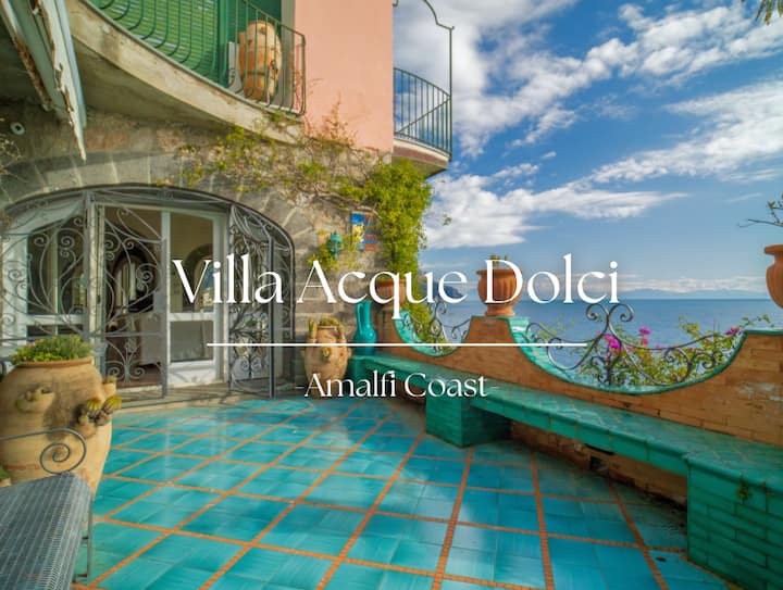 Villa Acque Dolci - With Platform On The Sea - Amalfi Coast