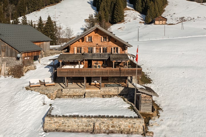 Luxury Spa Chalet - Gstaad Escape + Butler Service - Leysin