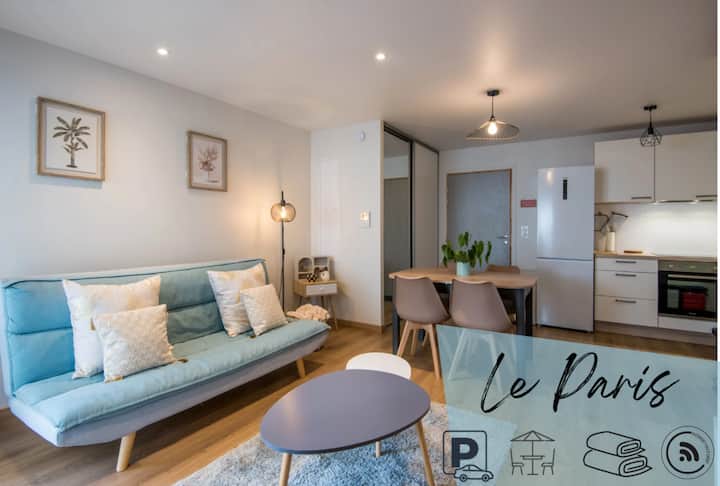 Le Paris - Garage, Wifi & Terrasse Au Calme - Rodez