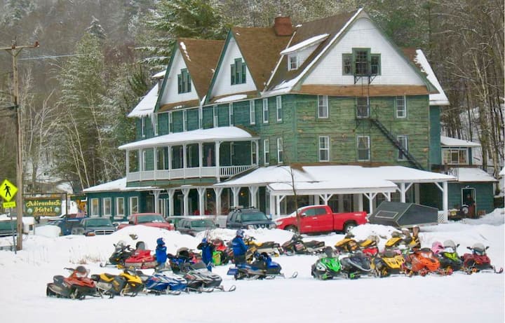 1850s Guilded Age Adirondack Lakeside Hotel - Long Lake, NY