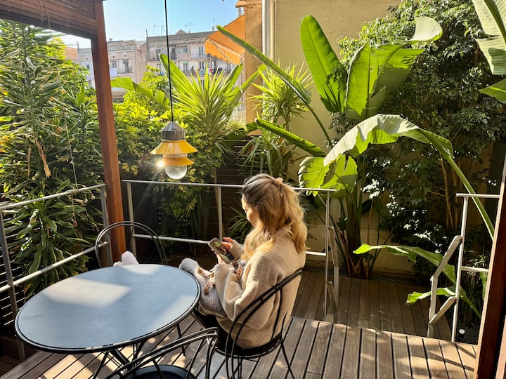 Garden Apartment Oasis In Barcelona City Center - Barcelona