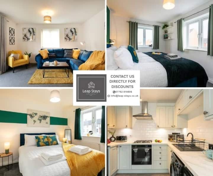 Spacious Work Stay | 7 Guests | Wifi & Parking - ペインスウィック