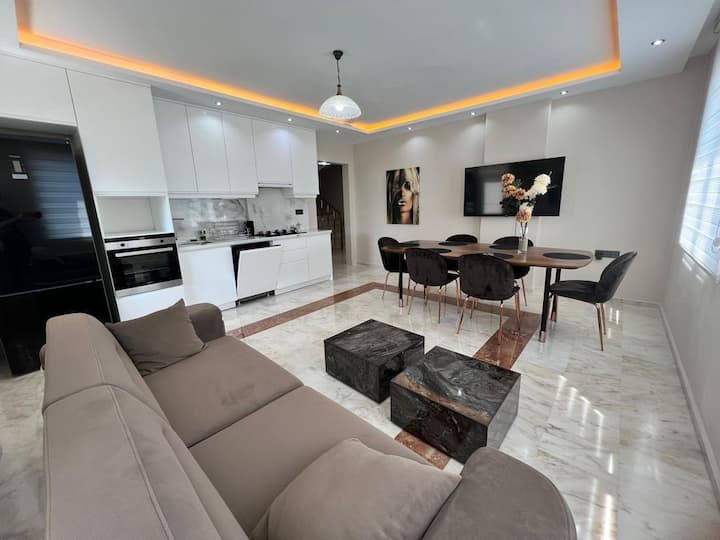 В 50 м от пляжа Клеопатра 3+1 - Alanya