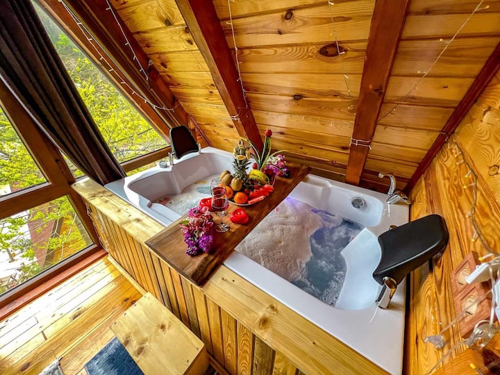 Jakuzili,korunaklı Sıcak Havuzlu Bungalov 2 - Sapanca