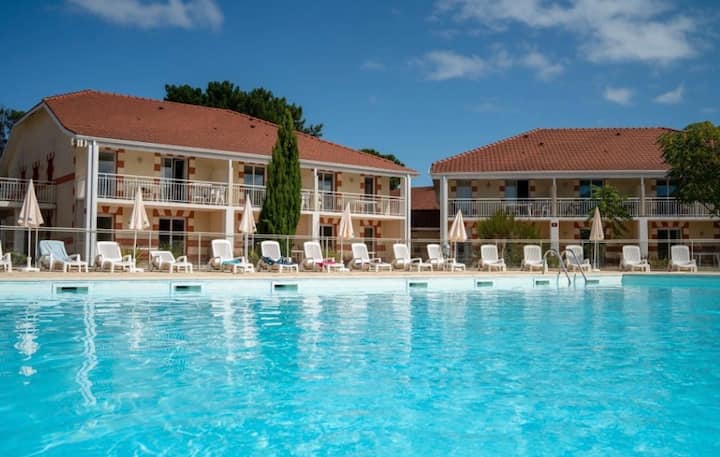 Verdon-sur-mer : T3, Balcon, Piscine, Tout Confort - Le Verdon-sur-Mer