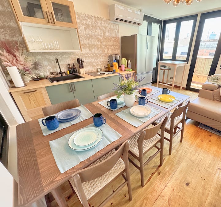 Ritzy Penthouse-20 Foot Balcony-3 Luxury Bathrooms - San Juan