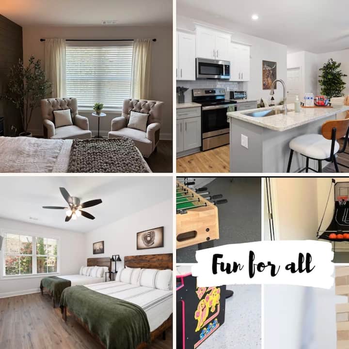 Downtown Acworth Stay & Play Retreat - Acworth, GA