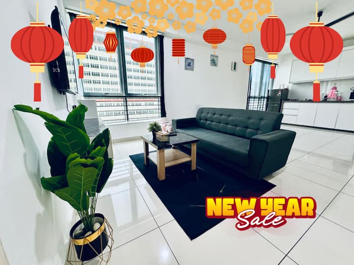 #Netflix, Family 2br (2-10 Pax) Condo @ Georgetown - 檳城