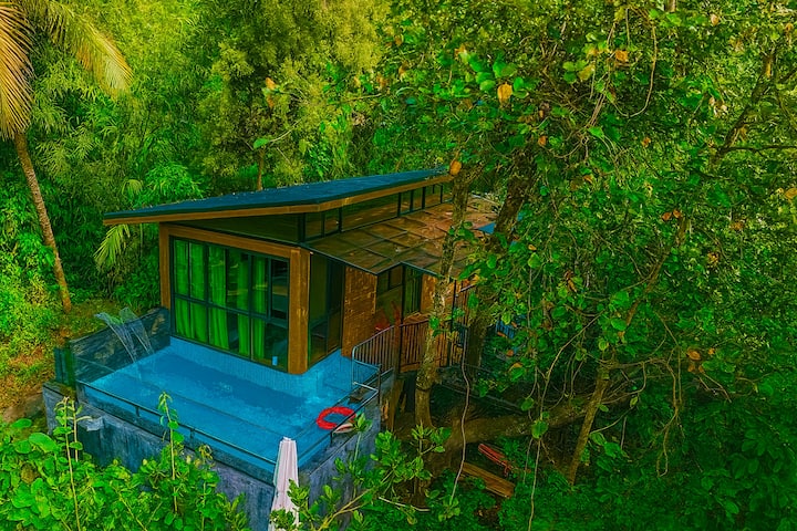Ayani Treehouse Privatepool @ Rivertreefarmstay - Wayanad