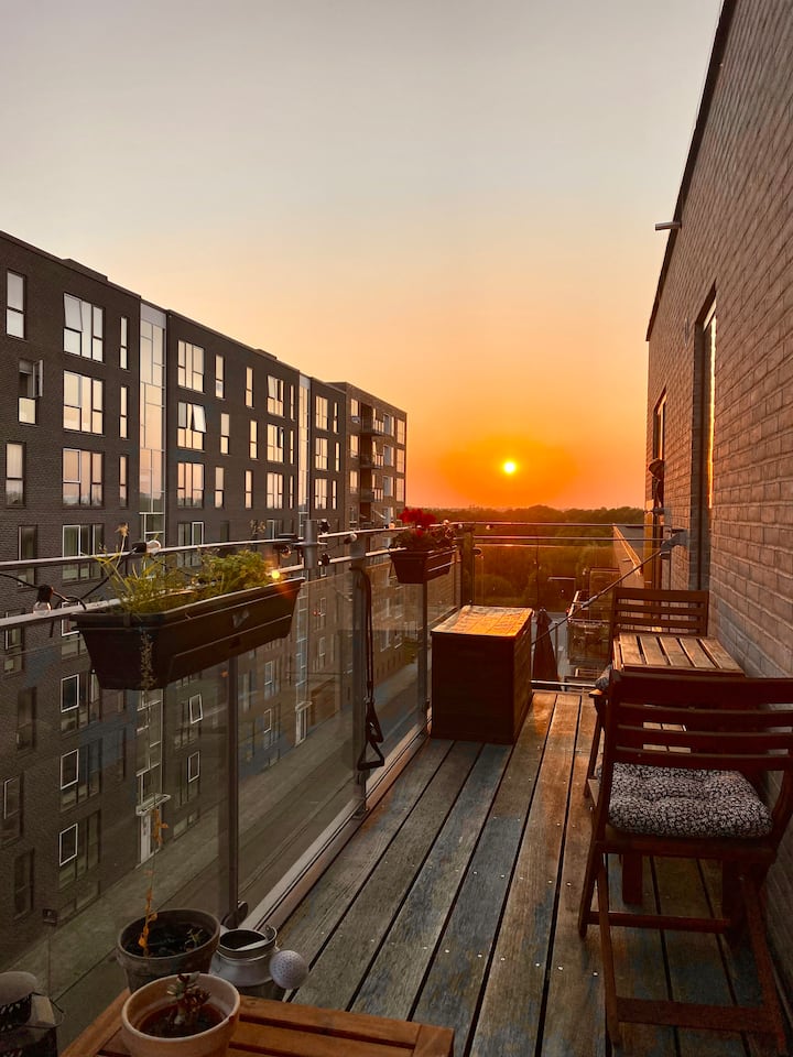 Penthouse In ØRestad Near Metro - Copenhagen