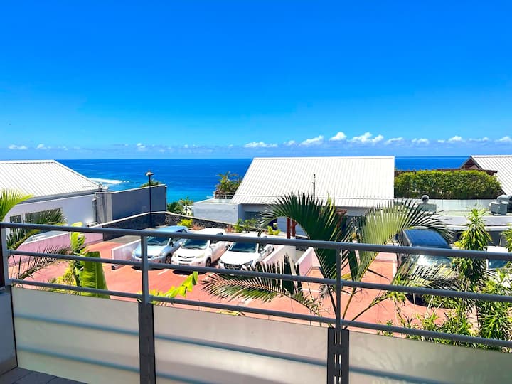 Le Blue Ocean - T2 Superbe Vue Mer - Saint-Gilles les Bains