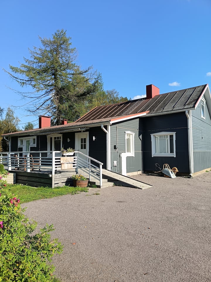 Villa Vierasvikkilä Kulkuyhteyksien Varrella - Liminka