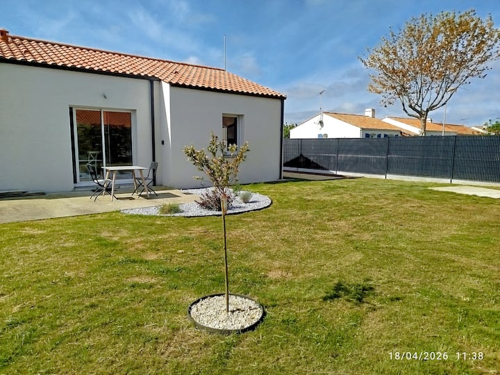 Maison Jardin Terrass Barbecue Pétanque Local Vélo - Beauvoir-sur-Mer