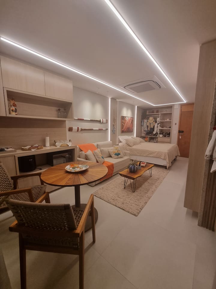 Luxuoso Flat Beira Mar Carneiros - Praia dos Carneiros