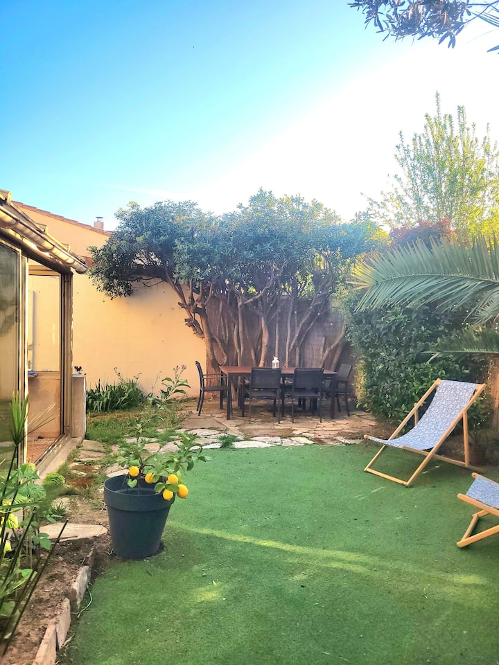 Location Maison 3 Chambres Et Jardin - Plage de Villeneuve-lès-Maguelone