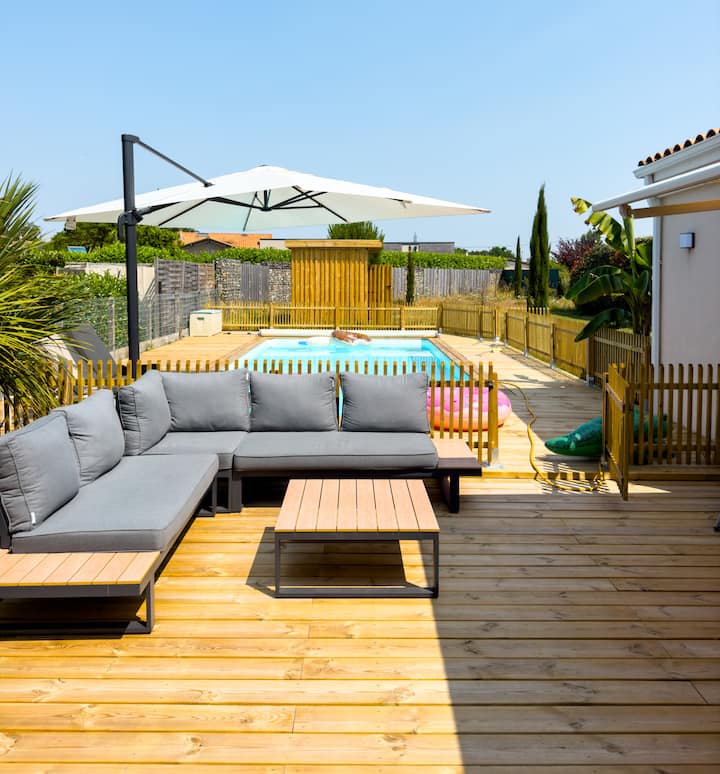 Villa 4 Chambres Avec Piscine Et Grande Terrasse - Saint-Médard-en-Jalles