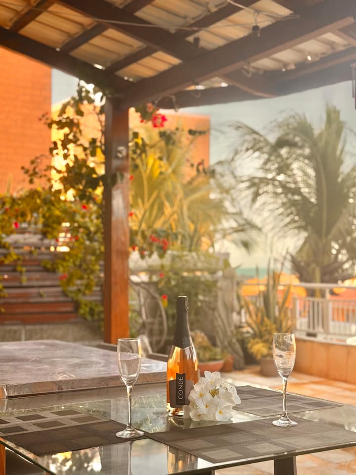 Apê Garden Na Rua Do Beach Park P/ Até 7 Pessoas - Aquiraz