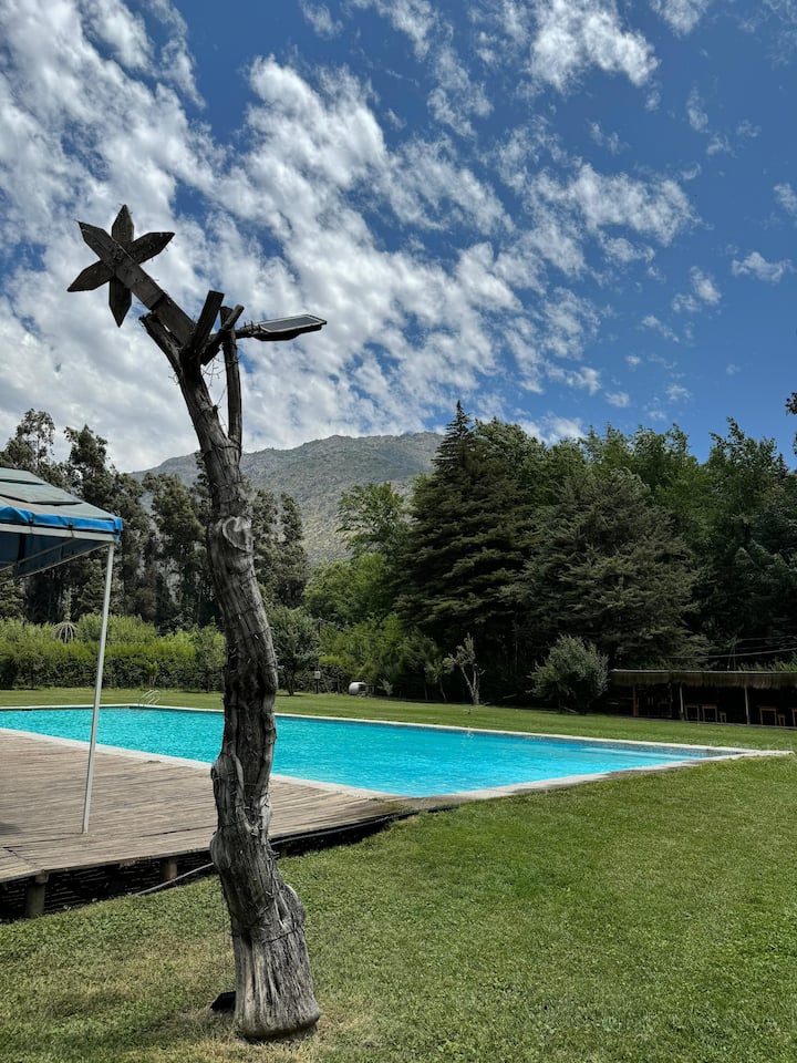 Cabaña Y Piscina En 4.000 M², Cajón Del Maipo (3) - San José de Maipo