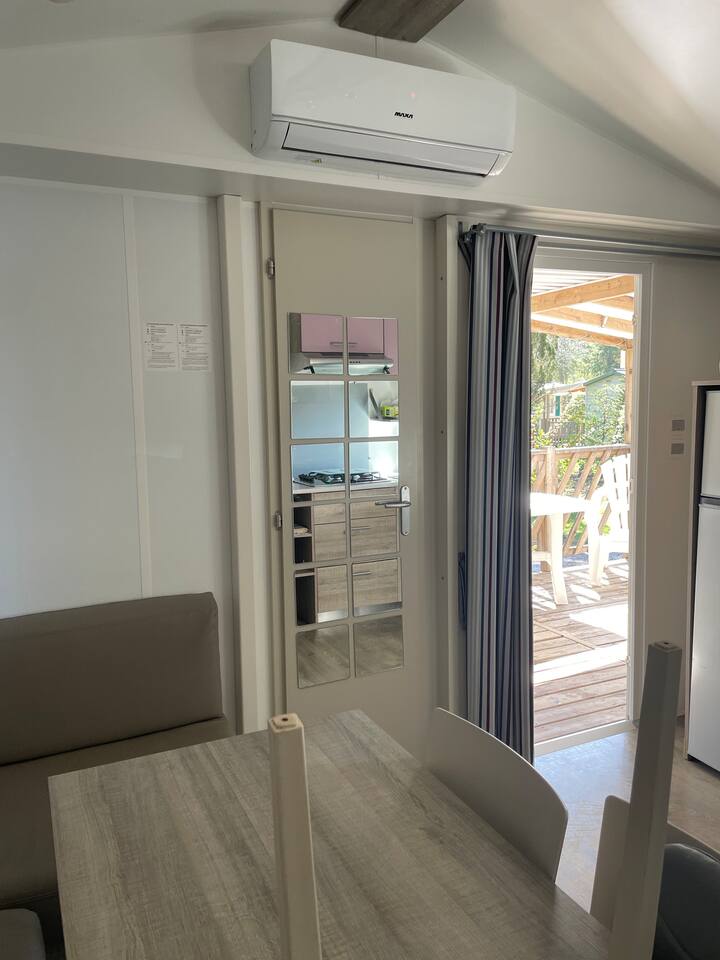 Plage à 600m Piscine & Bain A Remou Mobil-home 6p - Torreilles
