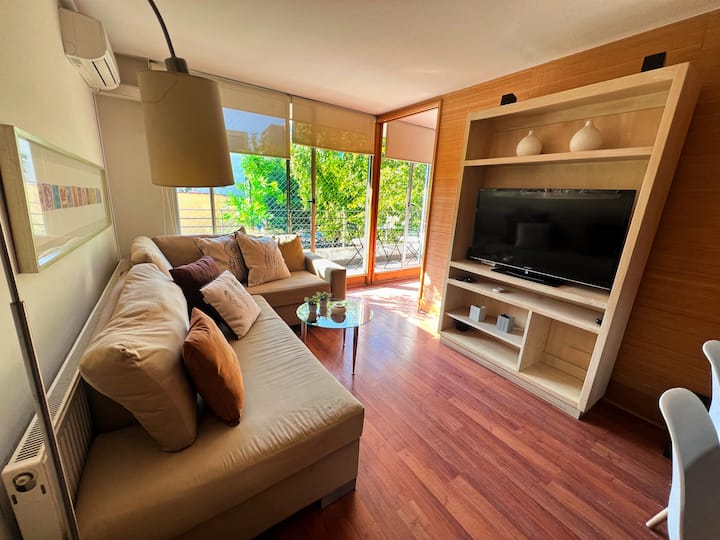 3 Min Al Metro, A/c, Piscina, Gym, Parking Gratis - Providencia