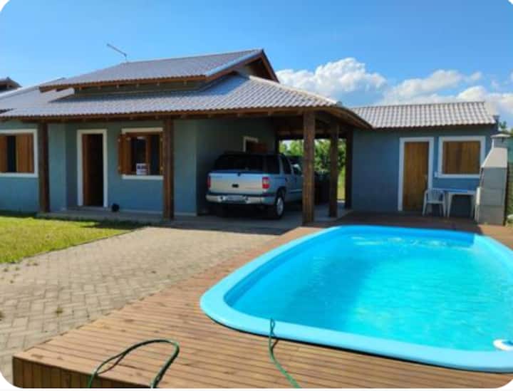 Casa Com Espaço Amplo, Nova, Estilosa, Tranquilo - Arroio do Sal