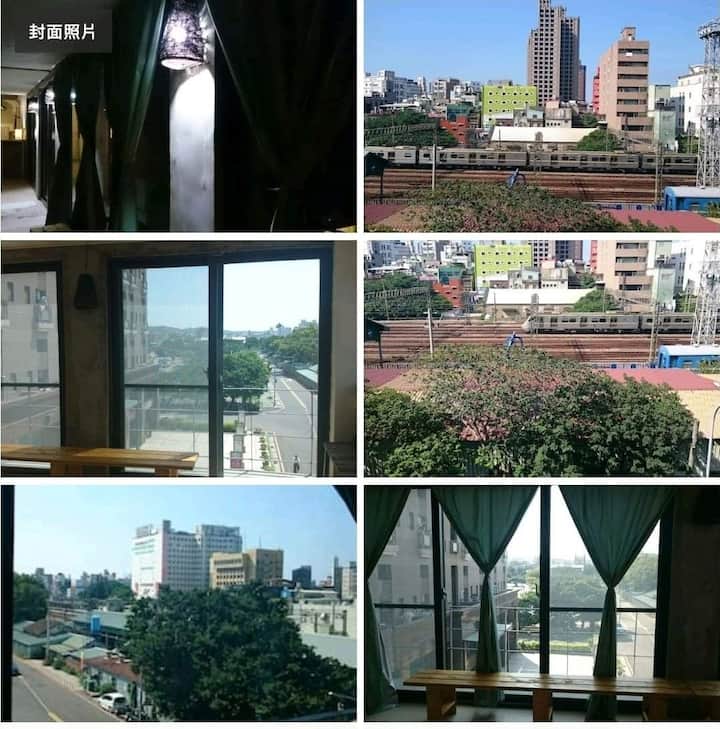 新竹火車站  景觀公寓 整層出租  公司宿舍 學生宿舍 回國探親 園區實習 可短住一個月26000元 - 竹北