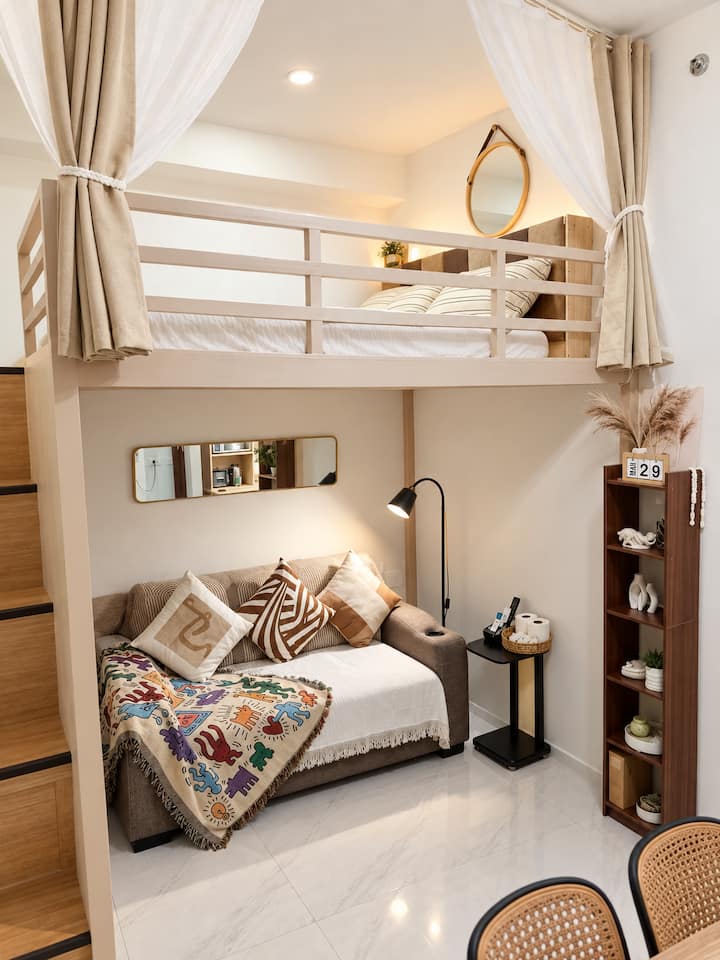 Cozy Loft Studio With Balcony In Cebu City - Cebu City