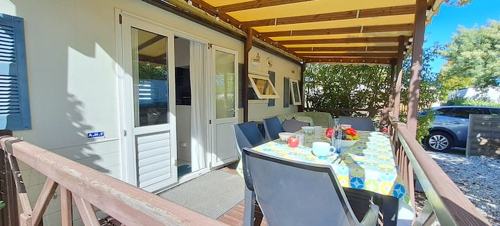 Mobil Home Climatisé "Menthe à L'eau" - Sanguinet