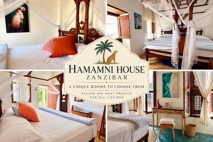 Restored Zanzibari Home, 4 Rms, King Beds, 3 Bths - Zanzibar