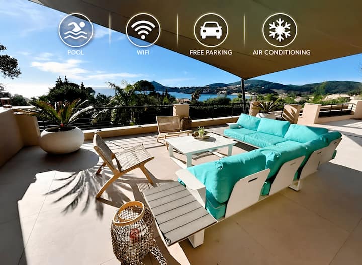 Magnifique Villa- Vue Mer - Piscine - Cap Estérel