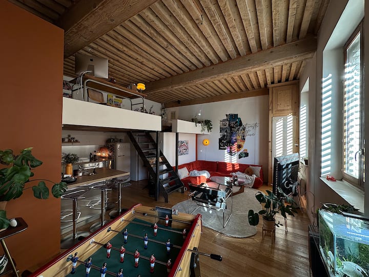 Typical Canut - Designer Flat In Lyon - Saint-Cyr-au-Mont-d'Or