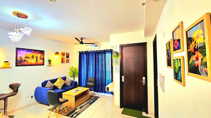 Aura 1bhk Apartment | Jp Homestays - Noida