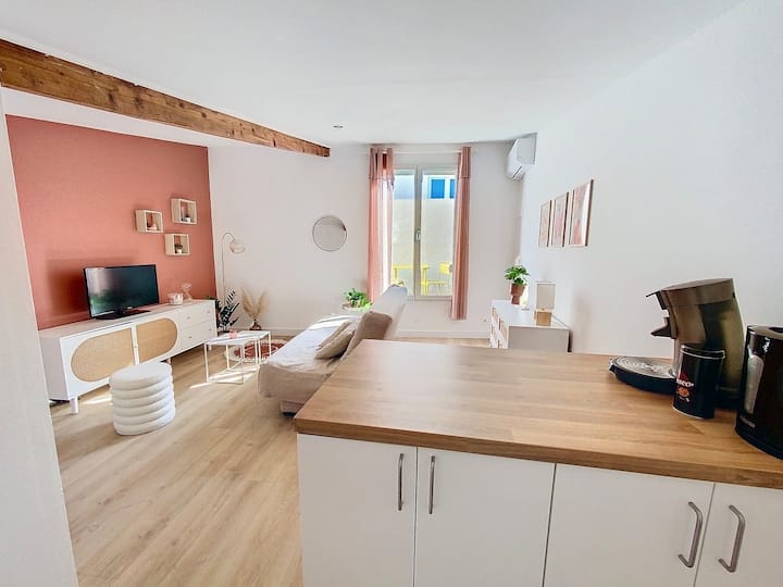 Studio Cosy Pour 2 Avec Terrasse, Marseille 13010 - Marseille