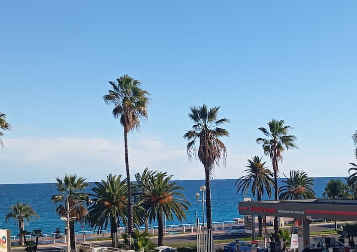 Appart Cosy Climatisé Avec  Vue Mer - Nizza